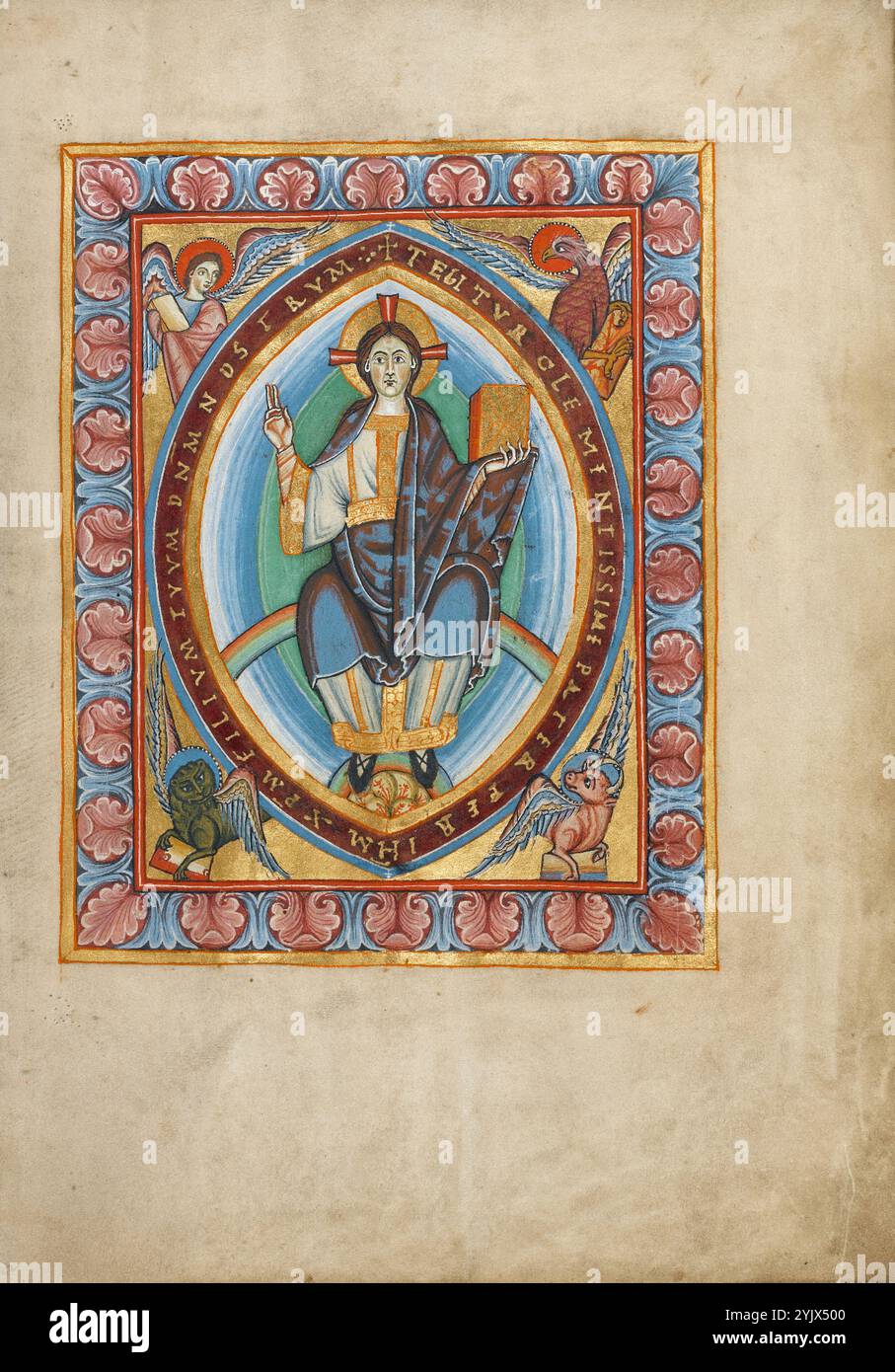 Christ in Majesty; Sacramentary, about 1025-1050. Additional Info:A ...