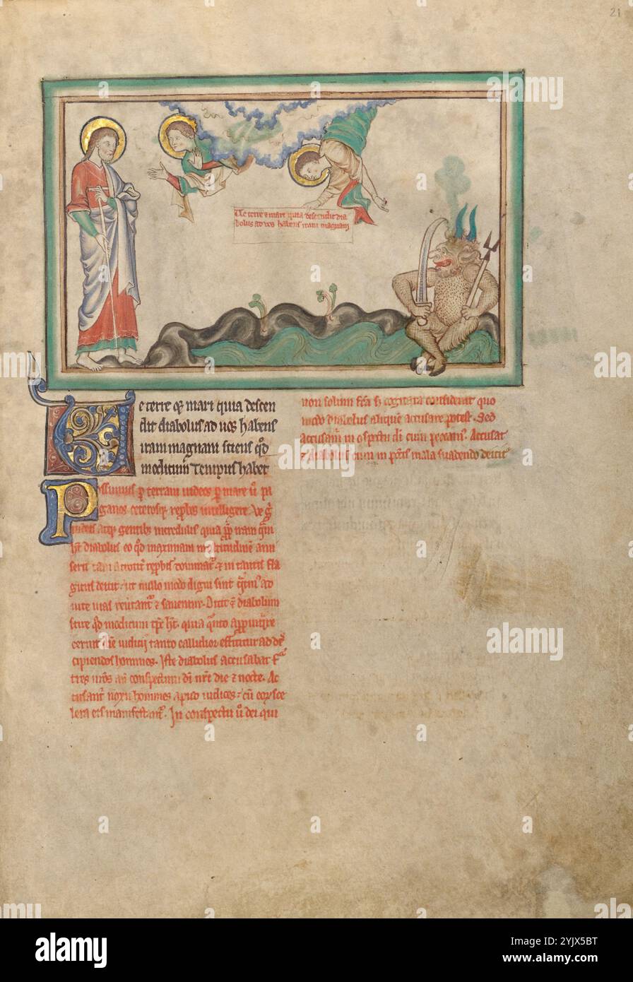 The Devil from the Earth; Dyson Perrins Apocalypse, about 1255-1260 ...