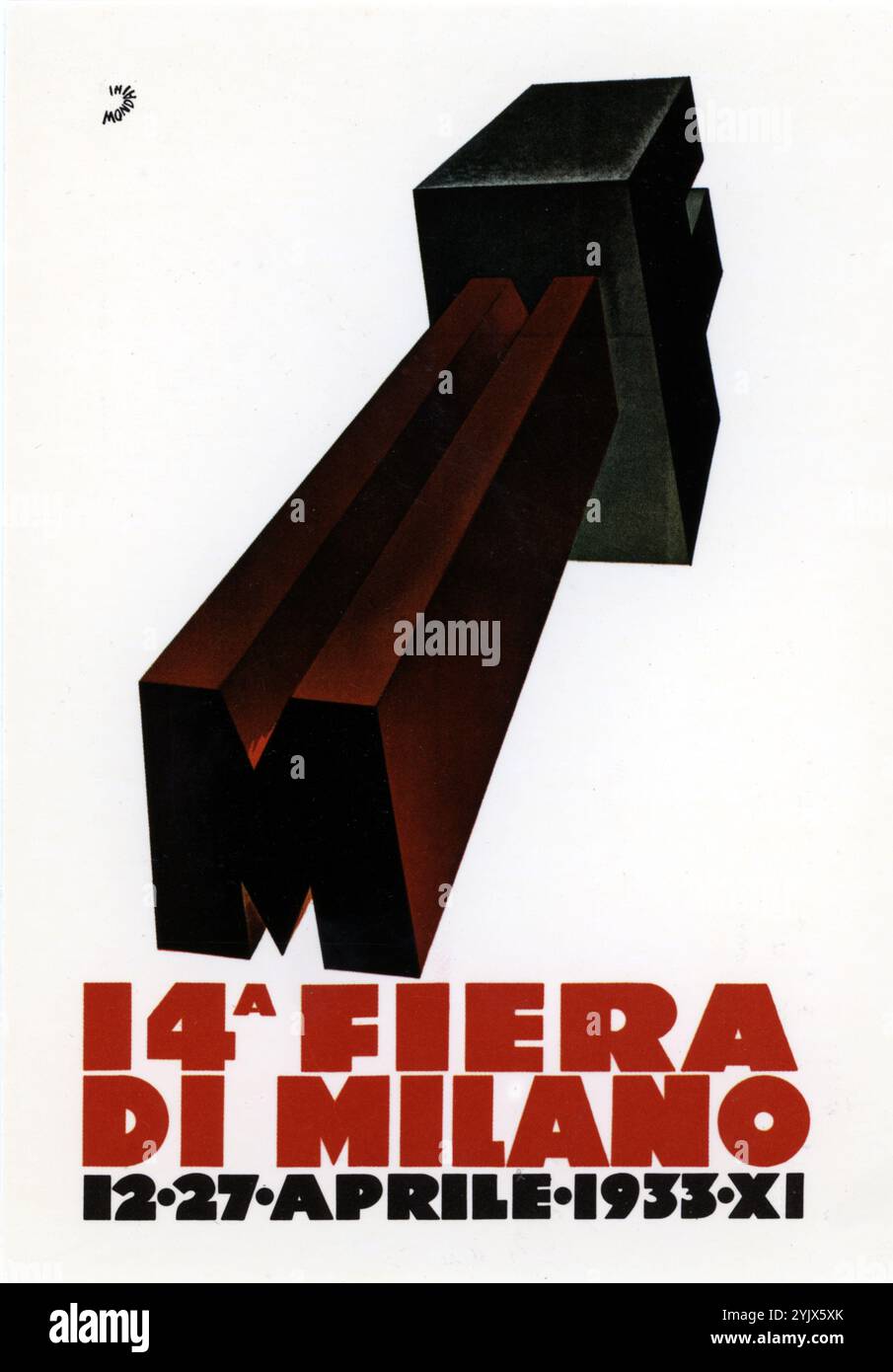 1933 , april , Milano , ITALY : The italian FIERA CAMPIONARIA DI MILANO ...