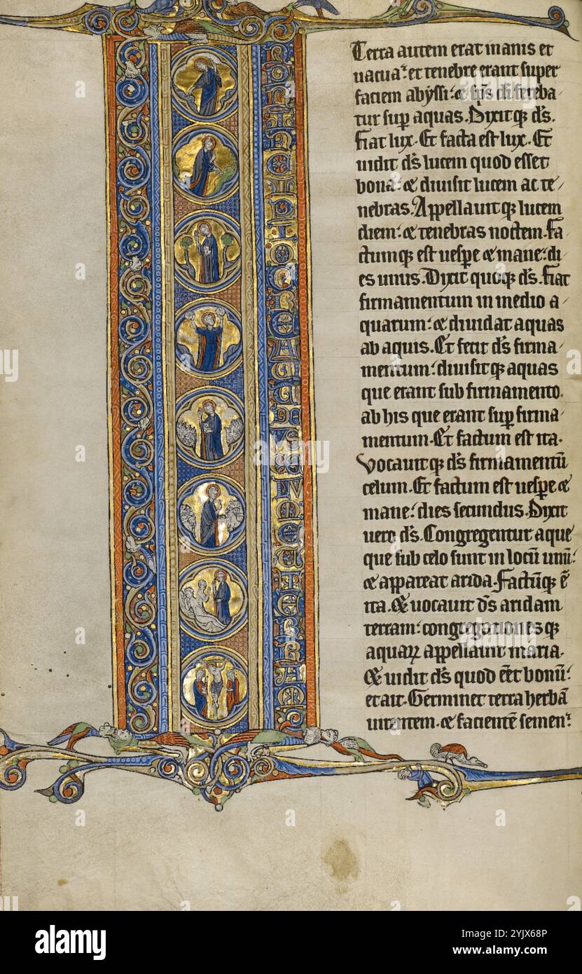 Initial I: Scenes of the Creation of the World and the Crucifixion ...