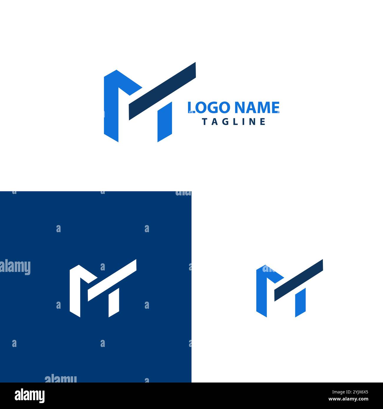 letter MT logo design vector Stock Vector Image & Art - Alamy