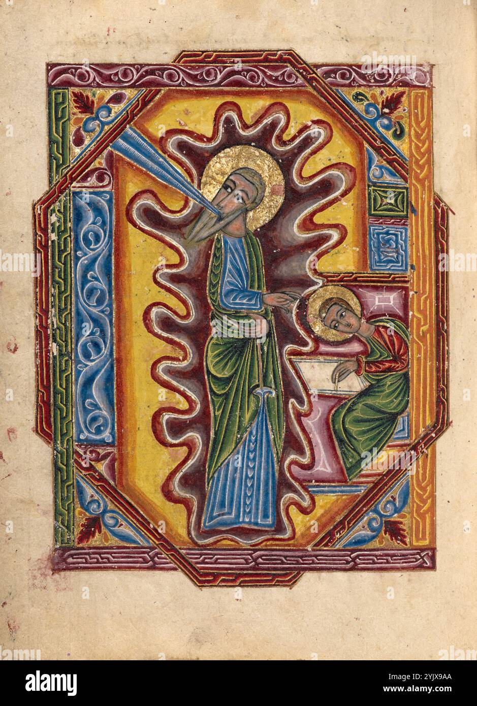 Saint John the Evangelist; Gospel Book, 1615 Stock Photo - Alamy