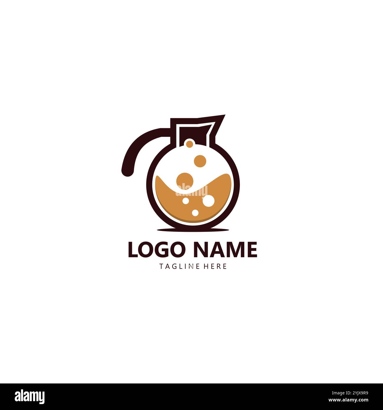 lab coffee logo design vector Stock Vector Image & Art - Alamy