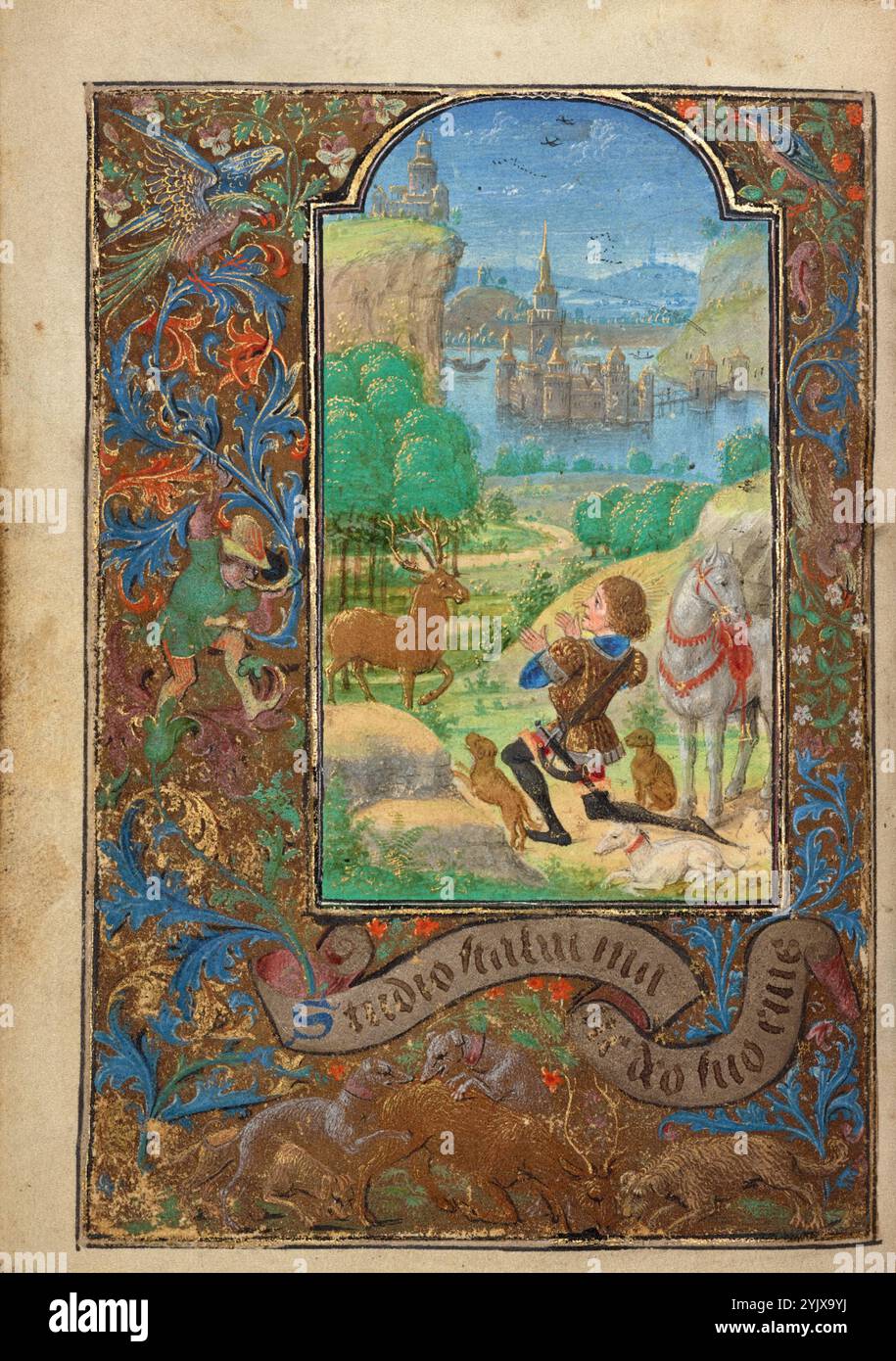 Saint hubert stag hi-res stock photography and images - Alamy