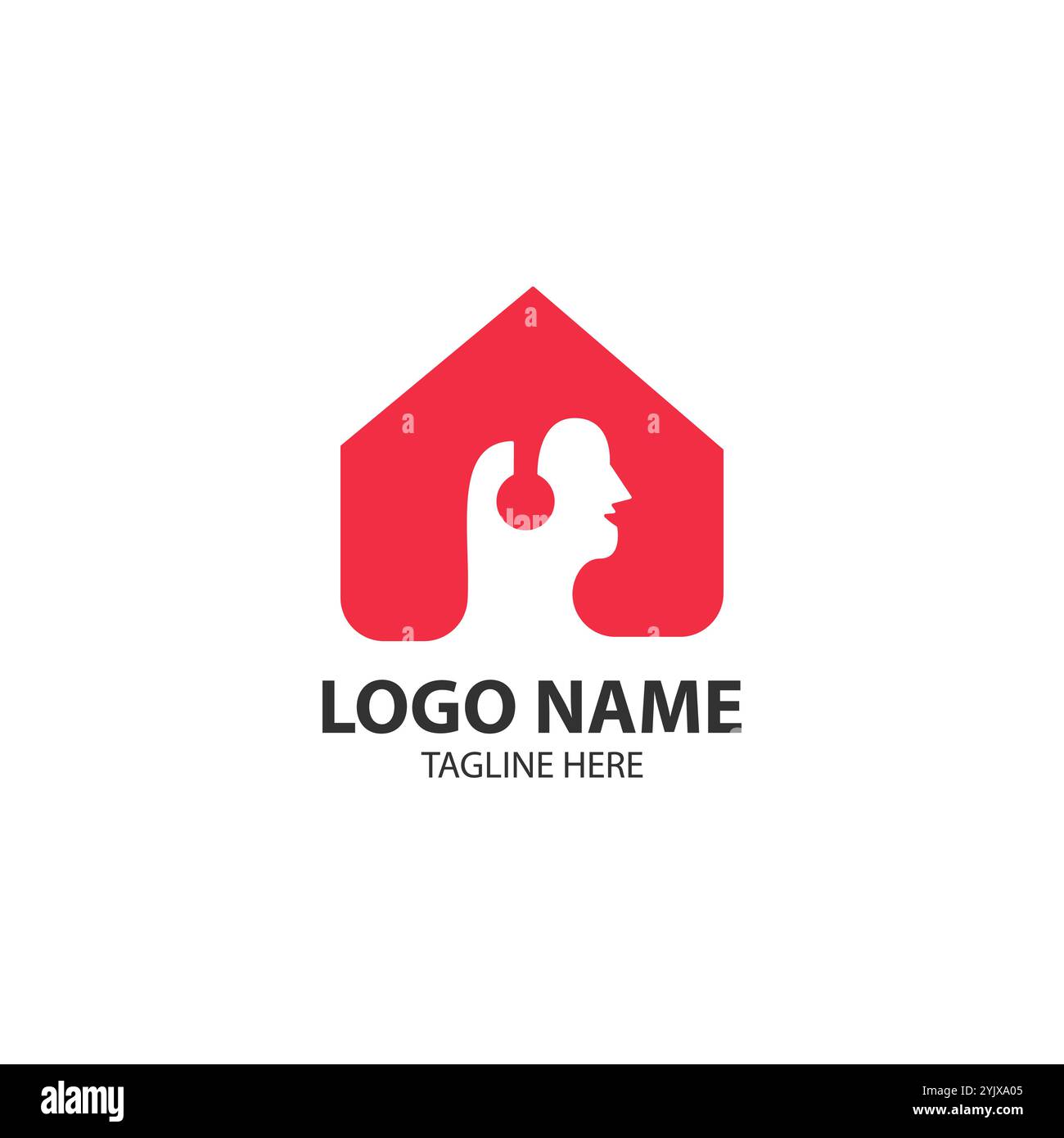 house music logo design vector Stock Vector Image & Art - Alamy