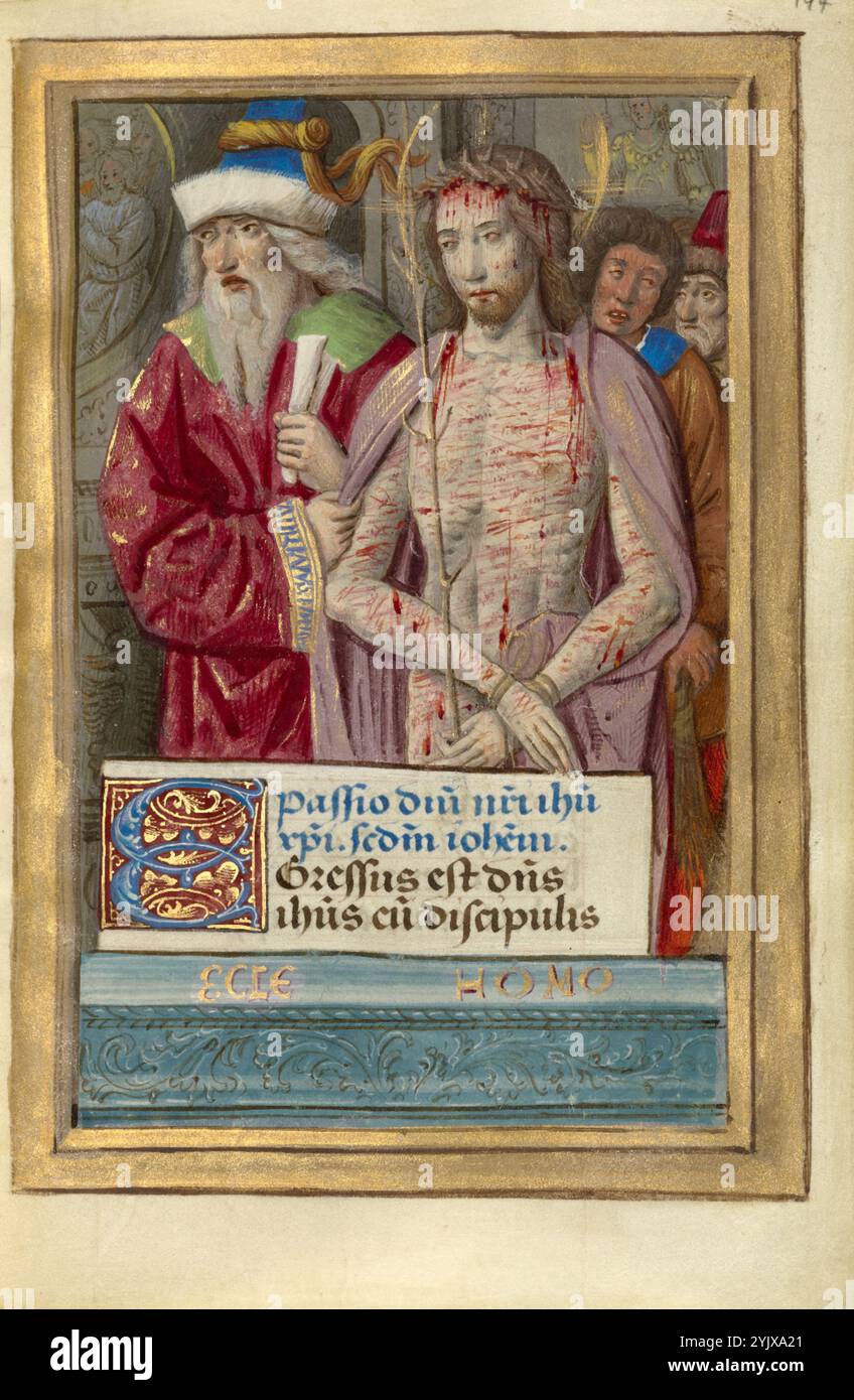 Ecce Homo; Poncher Hours, about 1500 Stock Photo - Alamy