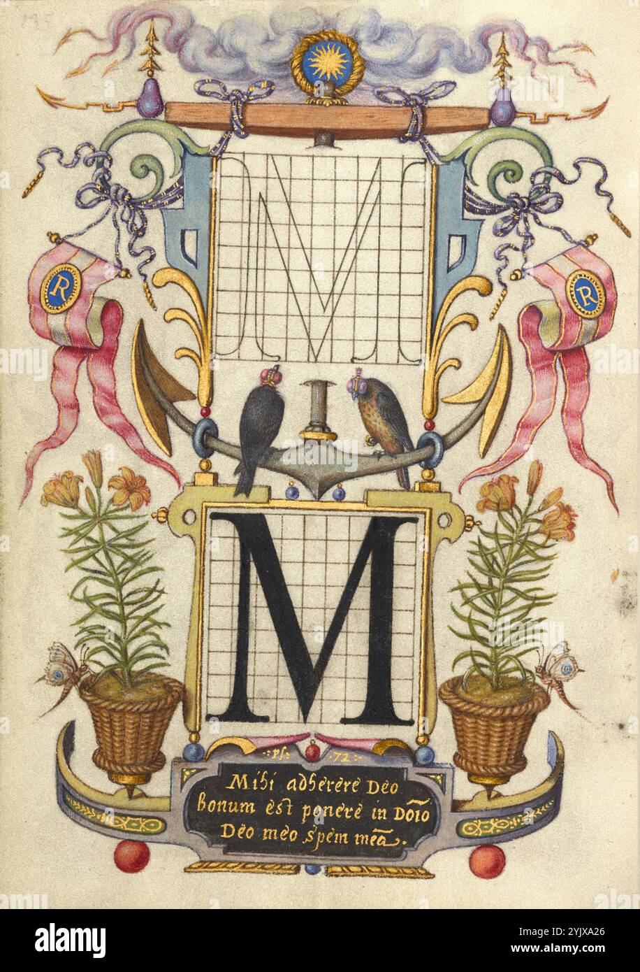 Guide for Constructing the Letter M; Mira calligraphiae monumenta ...