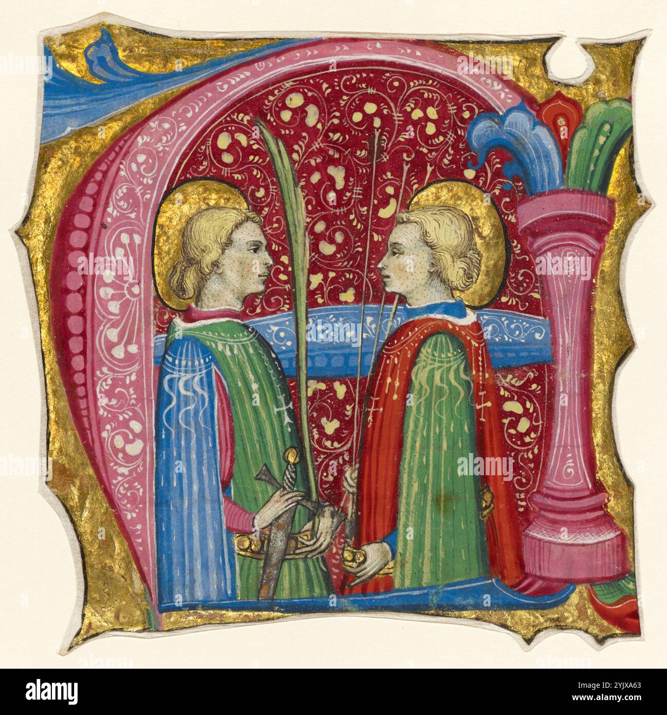 Cutting from an antiphonal, about 1460-1480 Stock Photo - Alamy