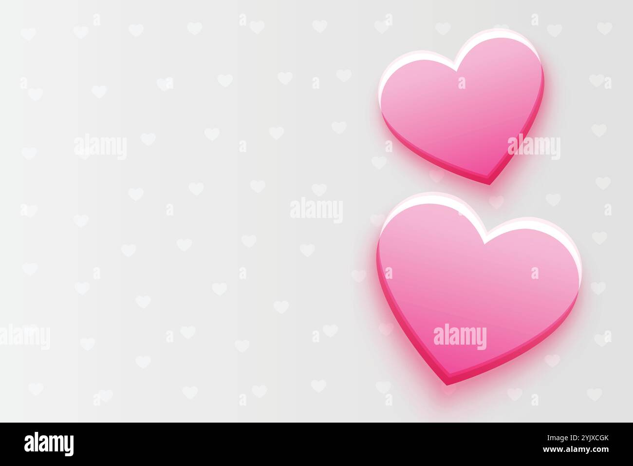 Hearts pink sweets background Stock Vector Images - Alamy