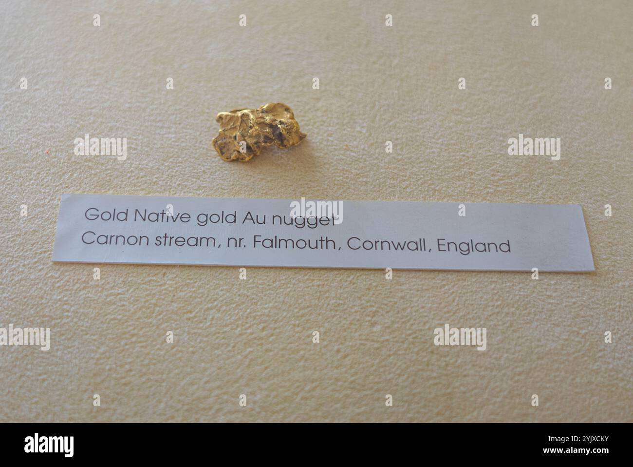 small piece of rough gold in the free-entry public natural history ...