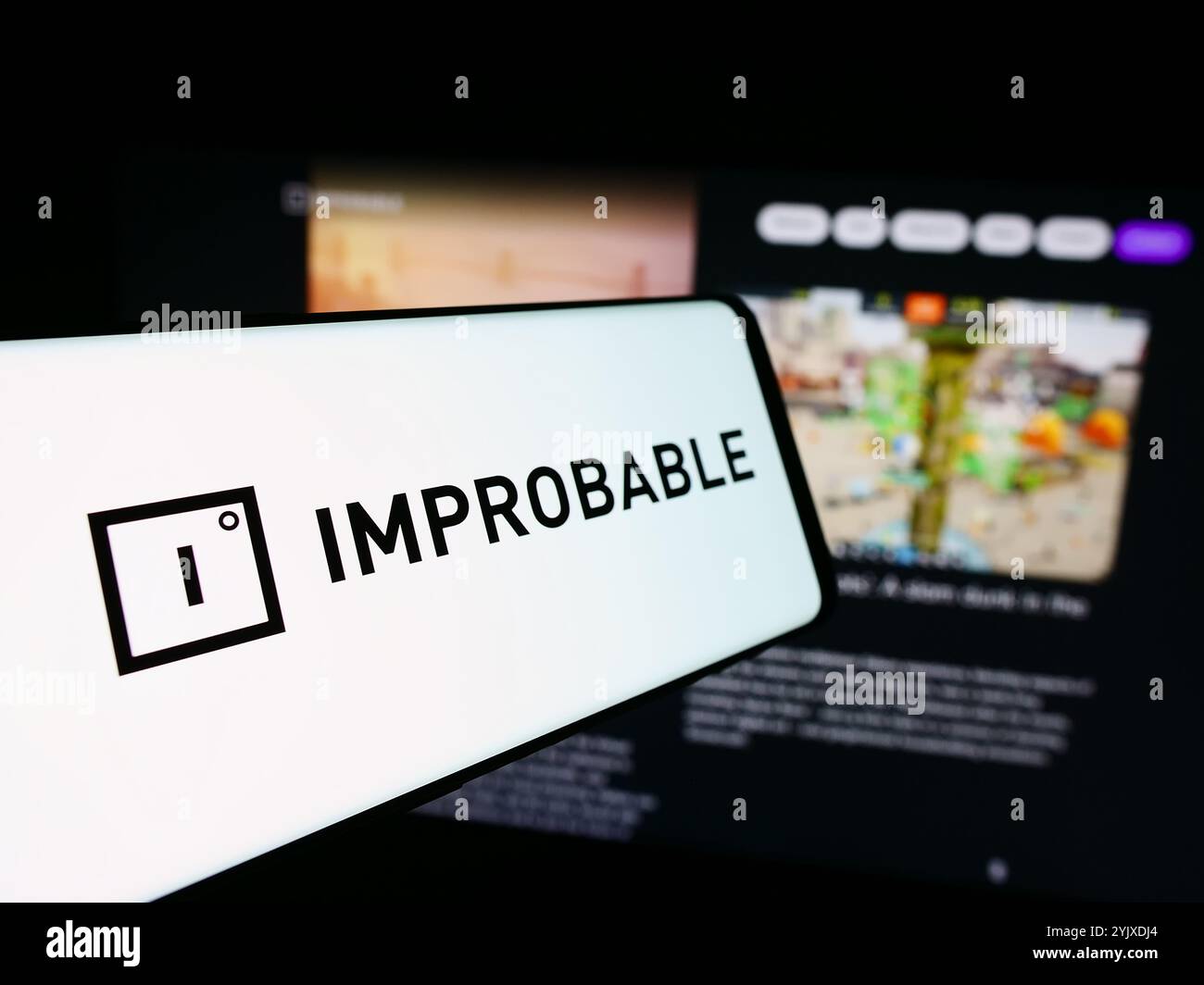 In this photo illustration, a mobile phone with the logo of British ...