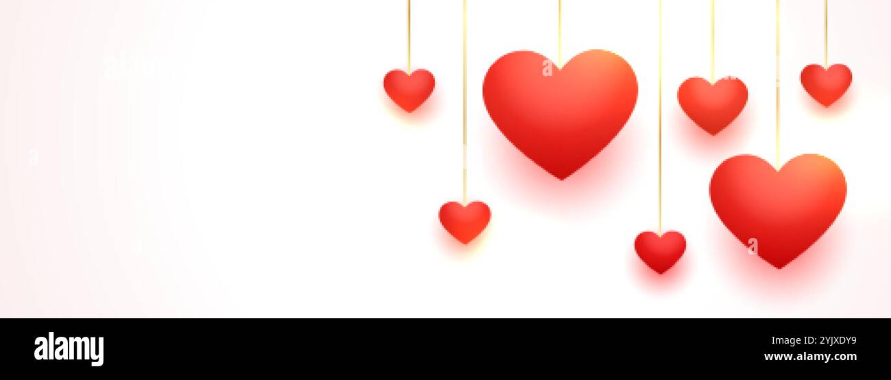 Hanging love letter Stock Vector Images - Alamy