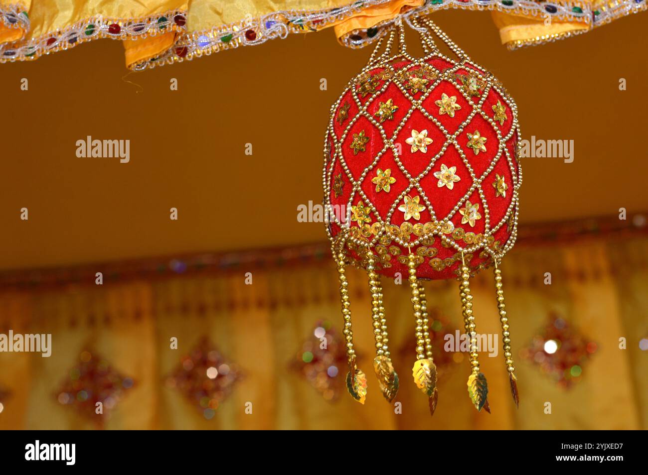 Traditional wedding decorations Tidung native tribes of Borneo Stock ...