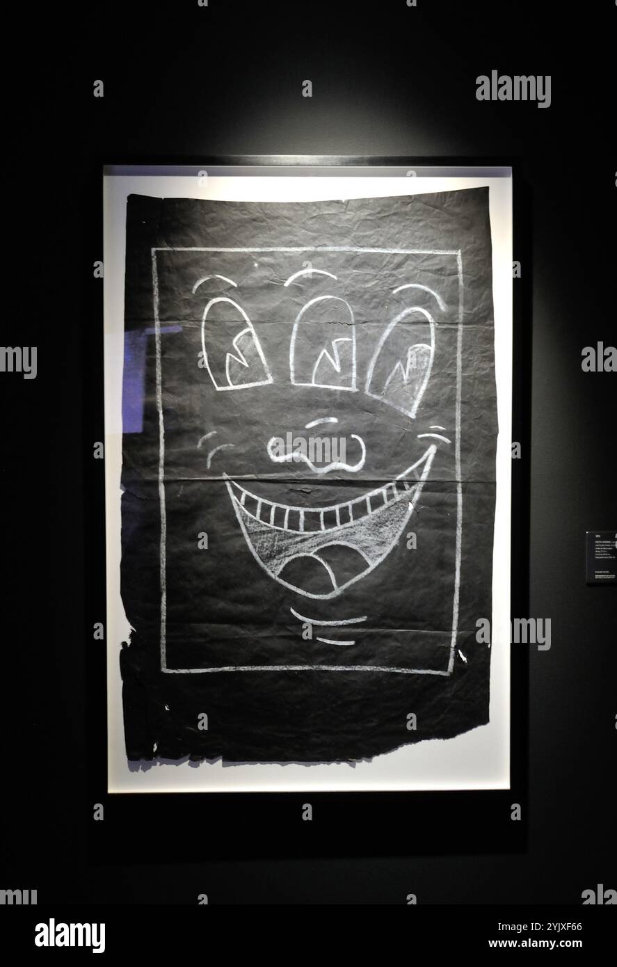 New York, USA. 11th Nov, 2024. Untitled (Three-Eyed Smiley Face) by ...