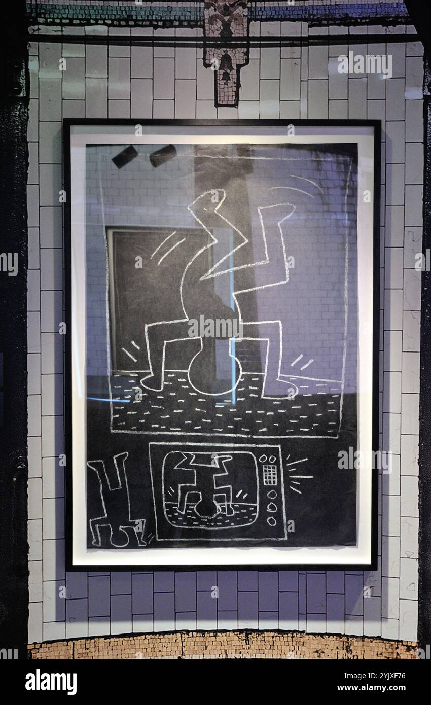 Keith haring untitled 1981 hi-res stock photography and images - Alamy