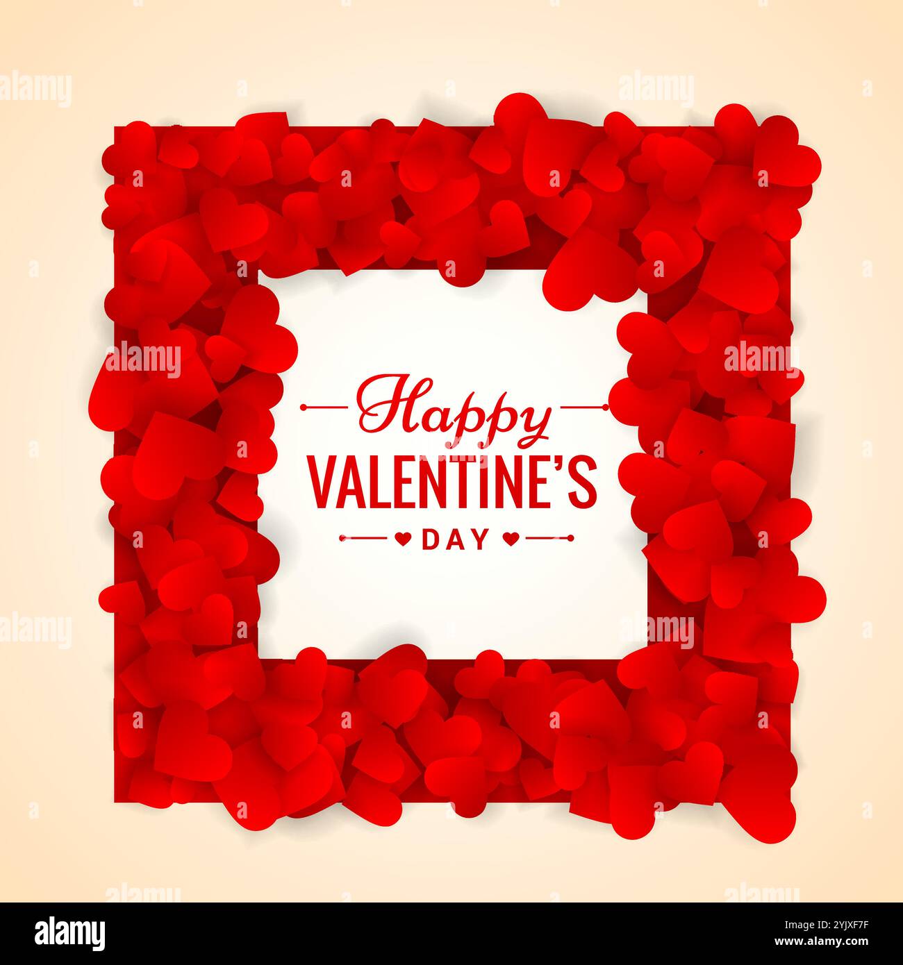 Red valentines day frame hi-res stock photography and images - Alamy