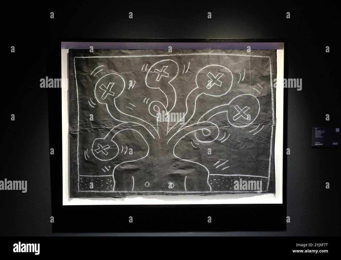 New York, USA. 11th Nov, 2024. Untitled (Medusa Head) by Keith Haring ...