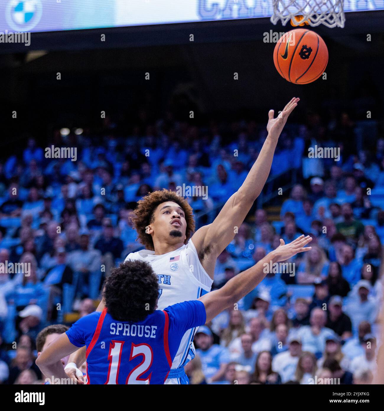 Chapel Hill, NC, USA. 15th Nov, 2024. North Carolina Tar Heels guard ...