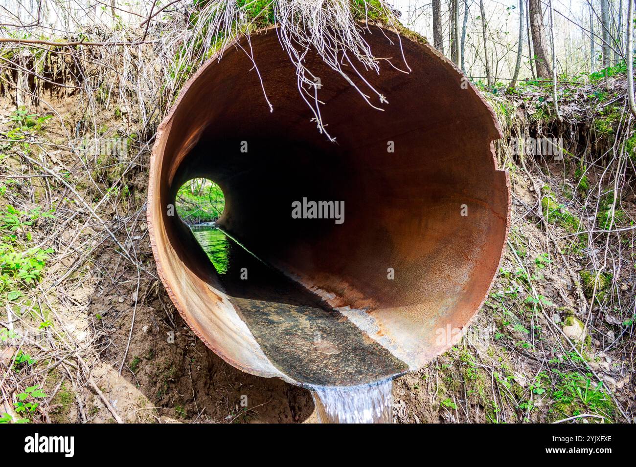 Large pipe culvert hi-res stock photography and images - Alamy