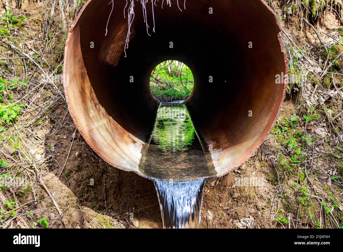 Large pipe culvert hi-res stock photography and images - Alamy