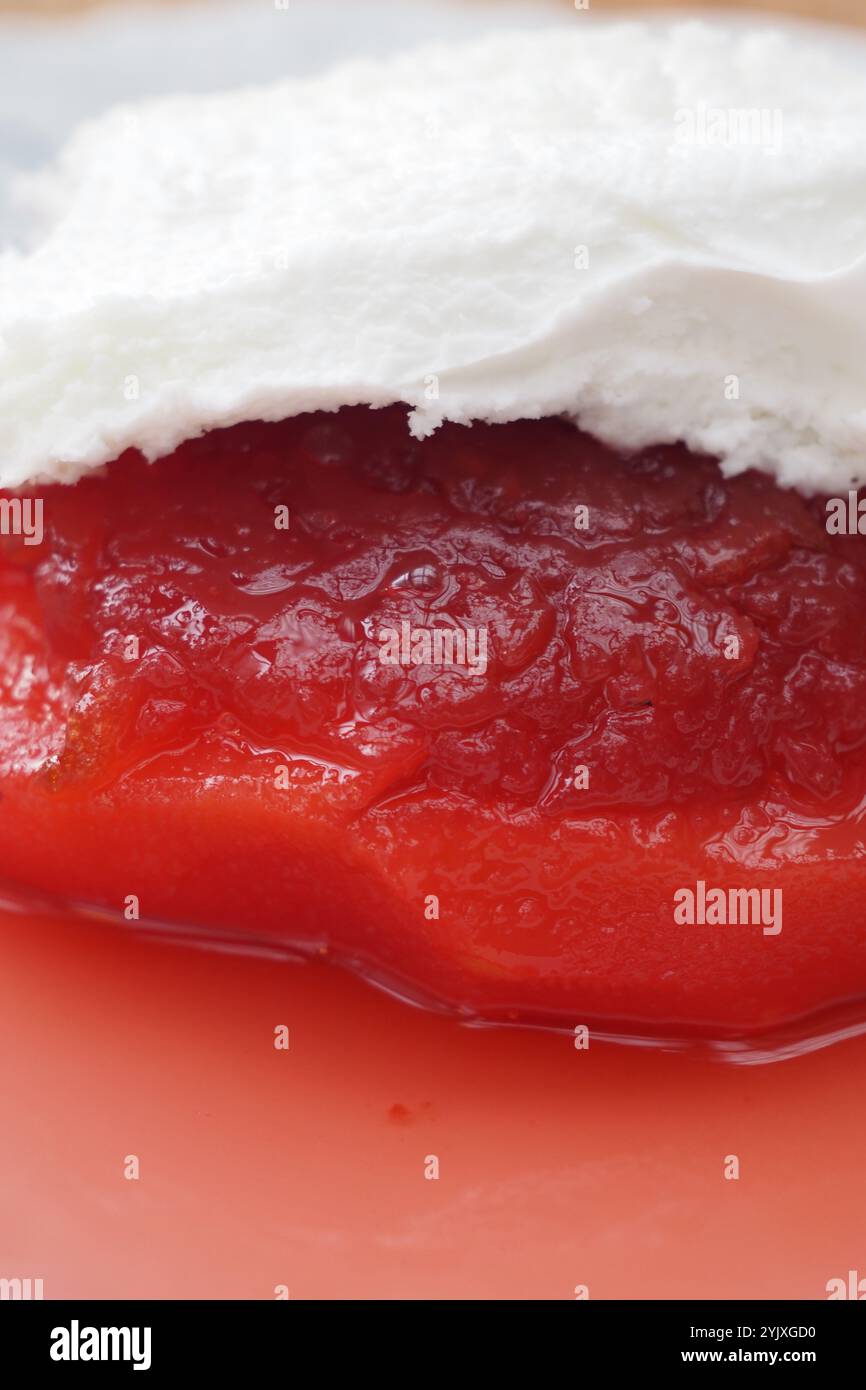 Enjoy a Delicious Strawberry Dessert topped with a Rich Cream that ...