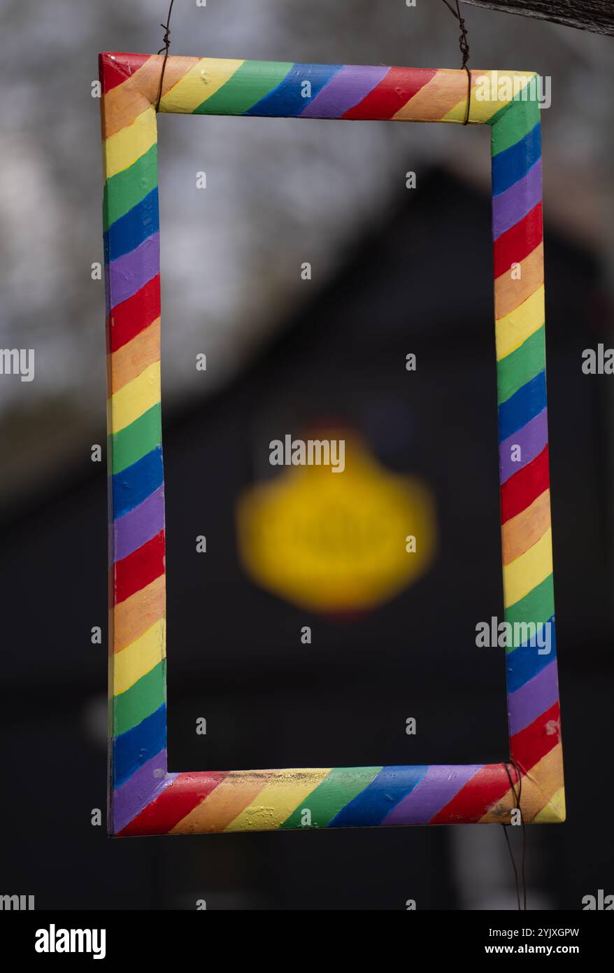 Empty rectangular frame celebration hi-res stock photography and images ...