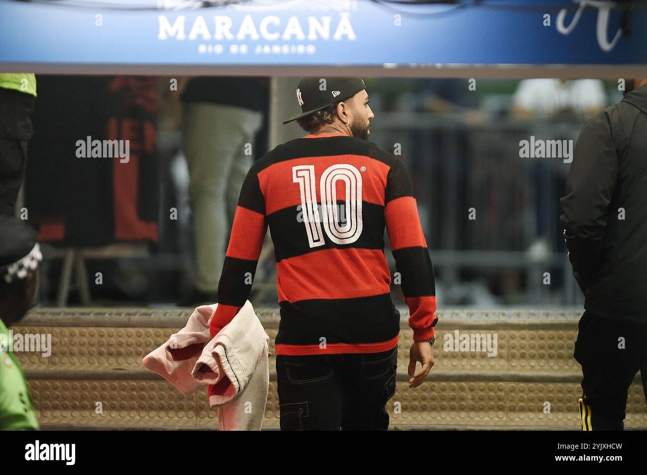 Rio de Janeiro, Brazil, November 13, 2024.Flamengo soccer player Gabi ...