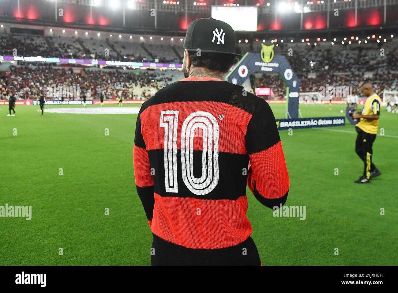 Rio de Janeiro, Brazil, November 13, 2024.Flamengo soccer player Gabi ...