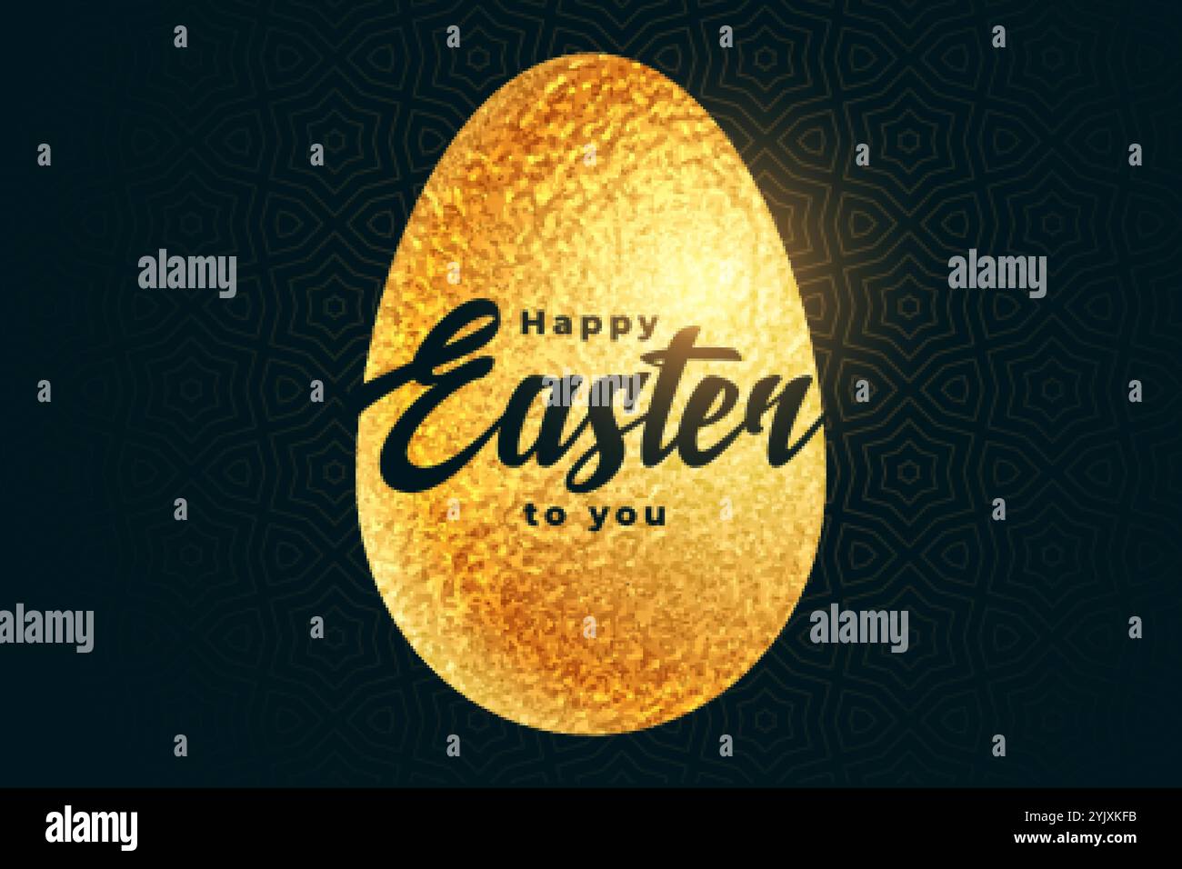 Easter cake golden eggs Stock Vector Images - Alamy