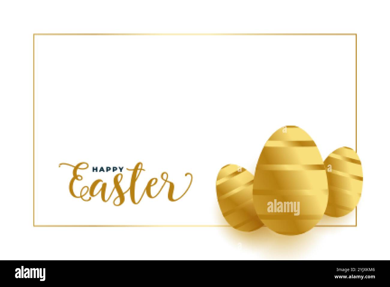 Easter cake golden eggs Stock Vector Images - Alamy