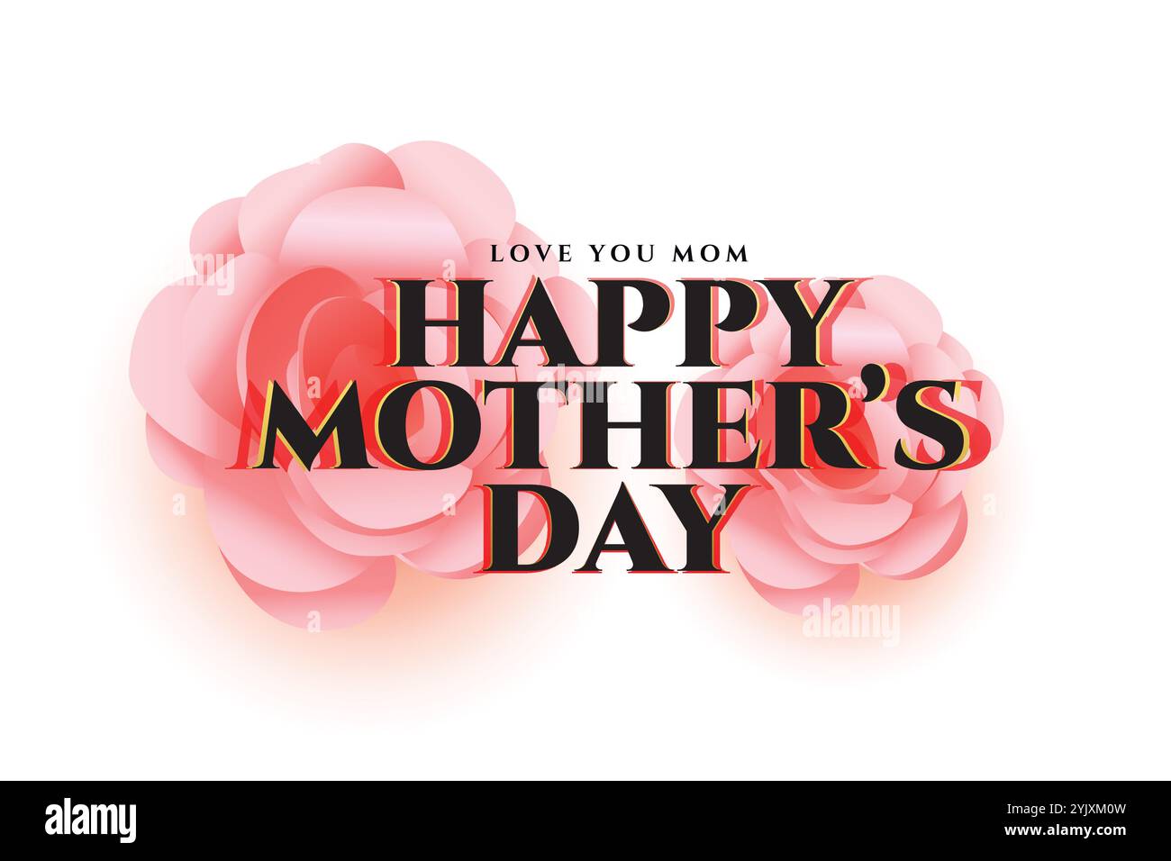 Flower greeting card Stock Vector Images - Alamy