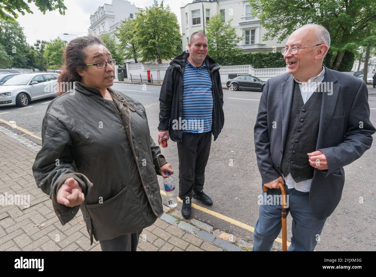 London, UK. 10th August 2017. Ian Bone of Class War, who lived in ...