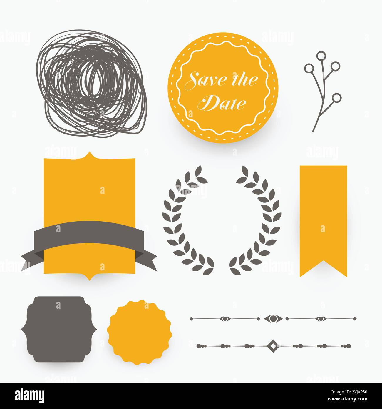 Template wedding theme Cut Out Stock Images & Pictures - Alamy