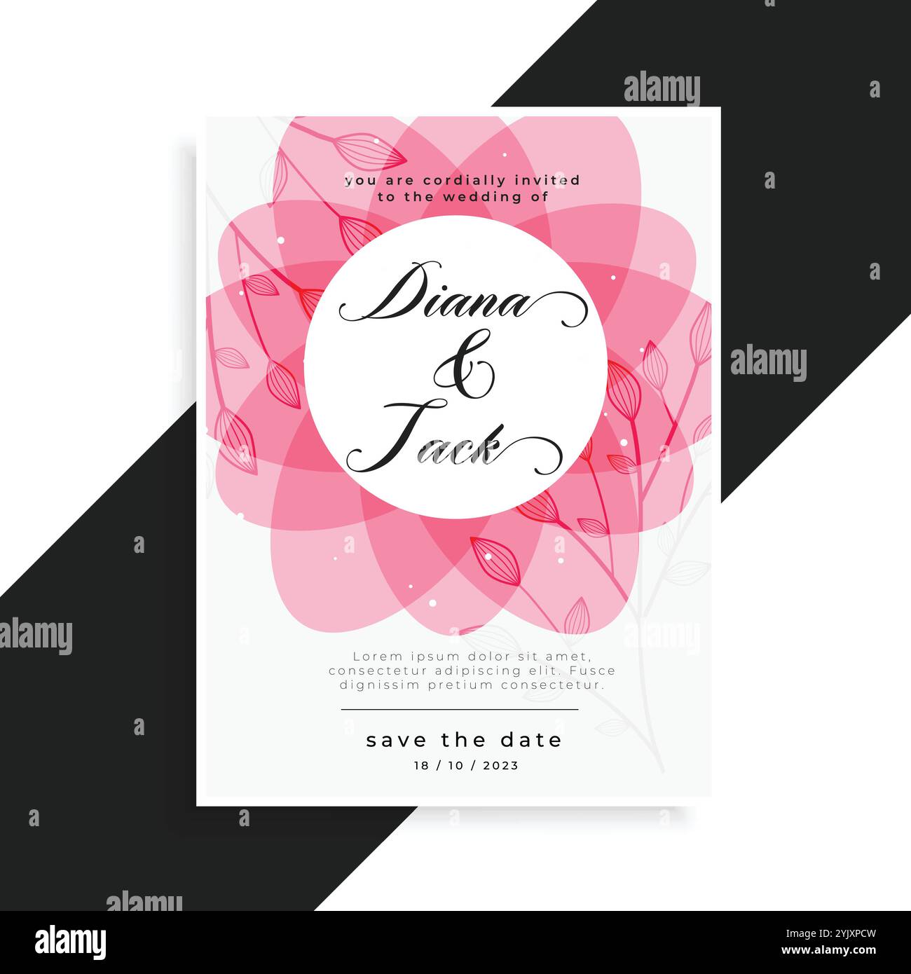 Card design pastel wax Stock Vector Images - Alamy