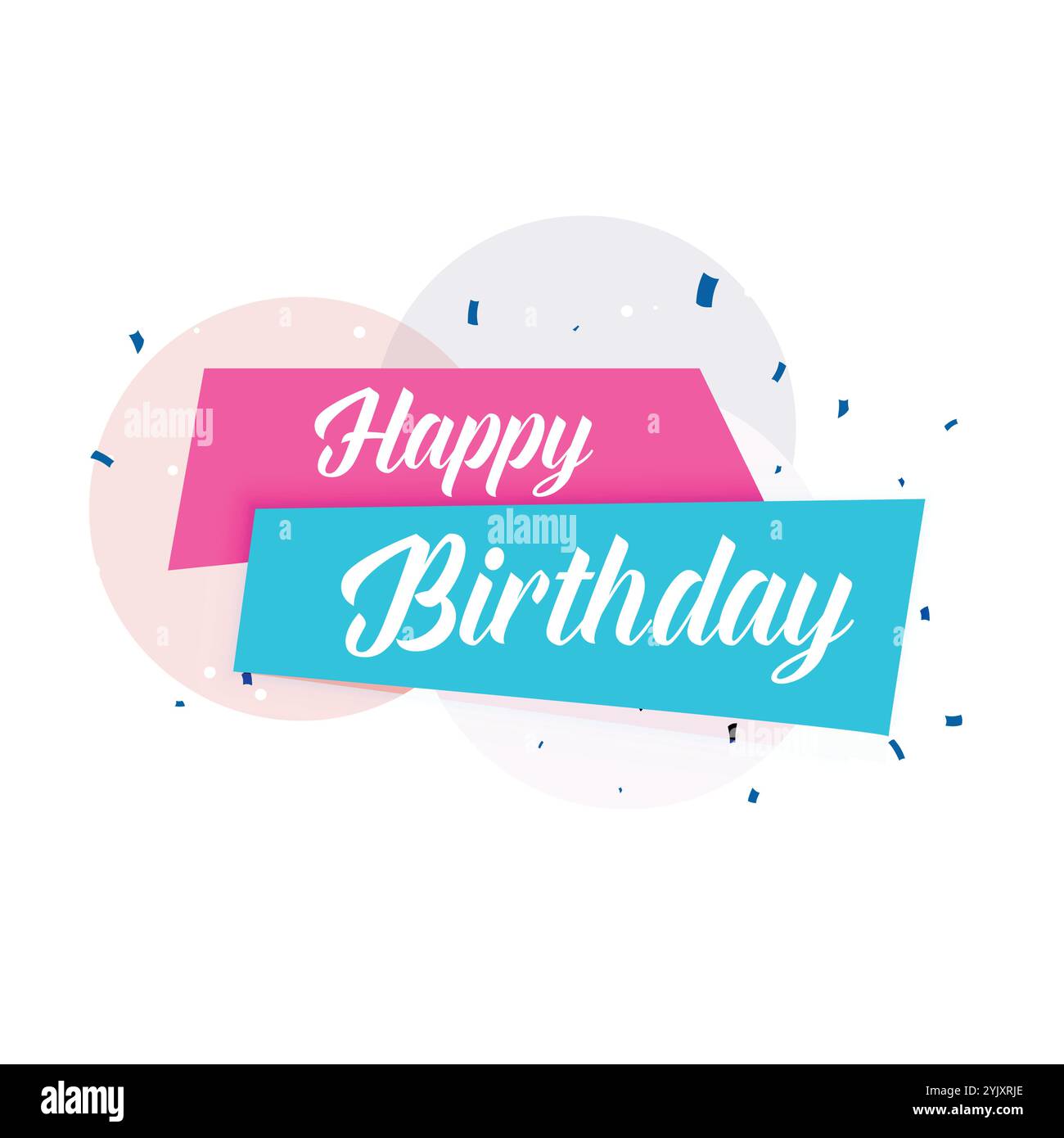 happy birthday vector simple card design Stock Vector Image & Art - Alamy