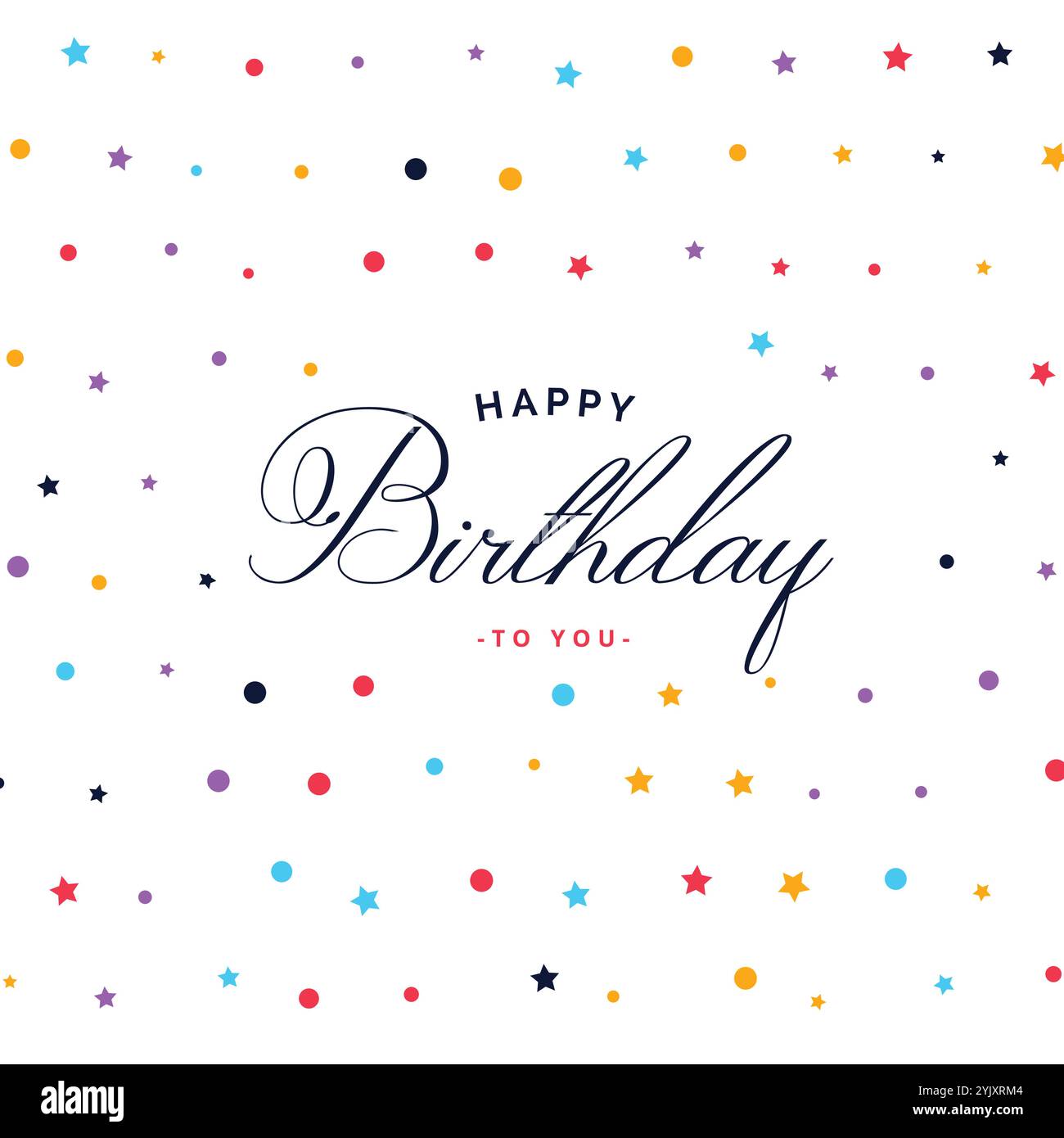 Happy birthday pattern hi-res stock photography and images - Alamy