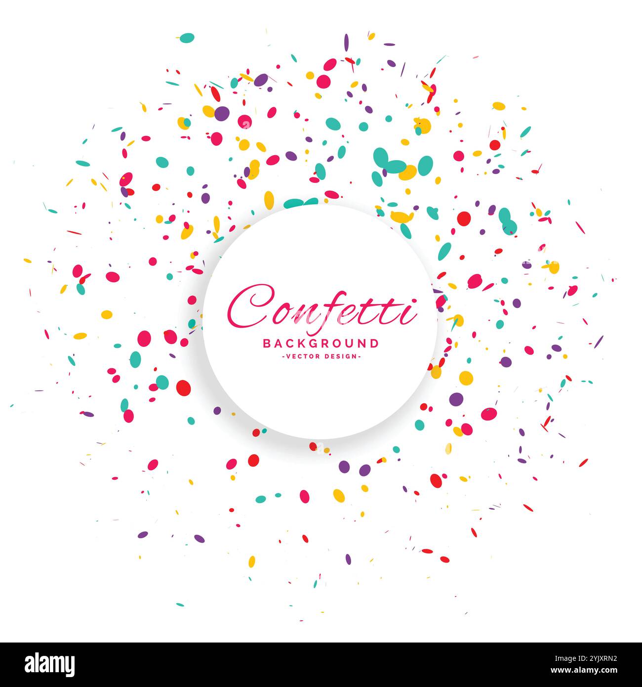 Confetti celebration vector hi-res stock photography and images - Alamy
