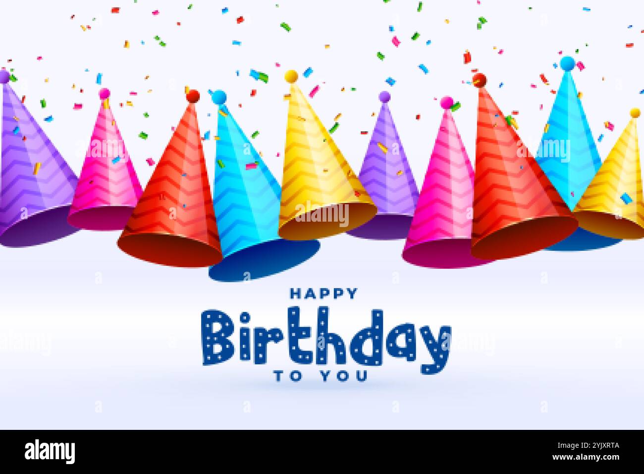 Birthday caps Stock Vector Images - Alamy