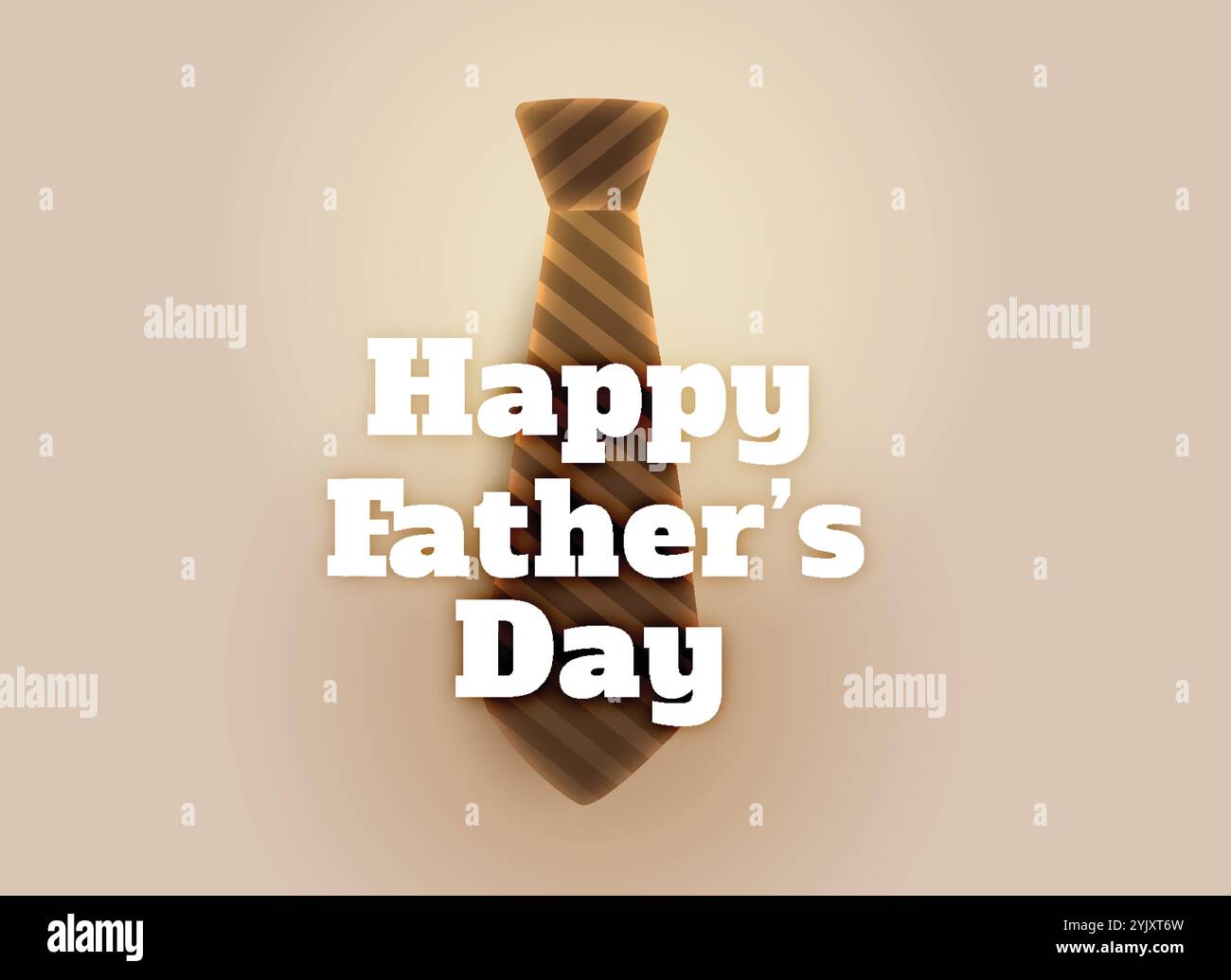 happy fathers day tie concept greeting Stock Vector Image & Art - Alamy