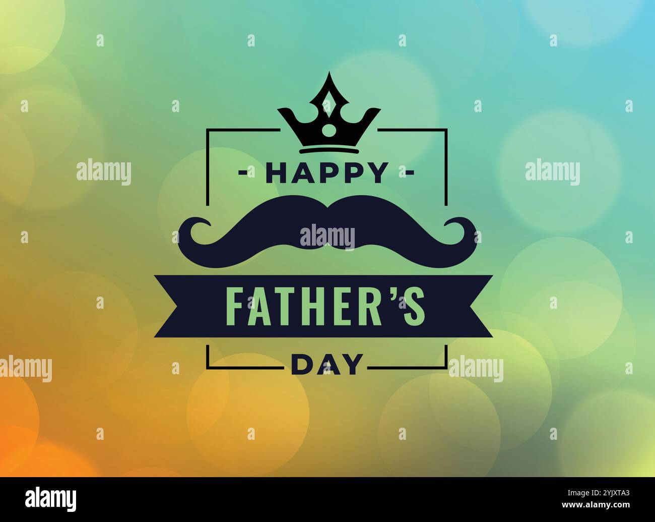 beautiful happy fathers day banner Stock Vector Image & Art - Alamy