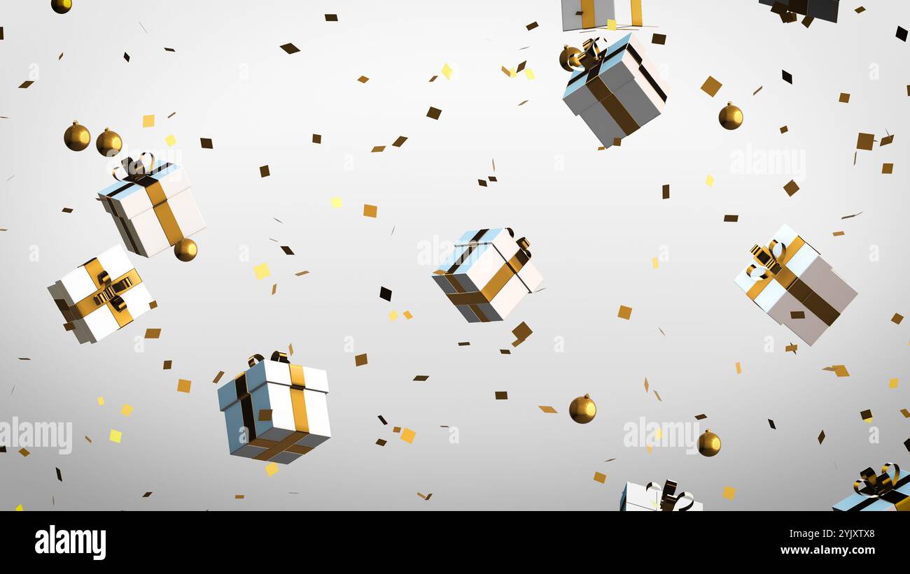 Confetti gift wrap ribbon hi-res stock photography and images - Alamy