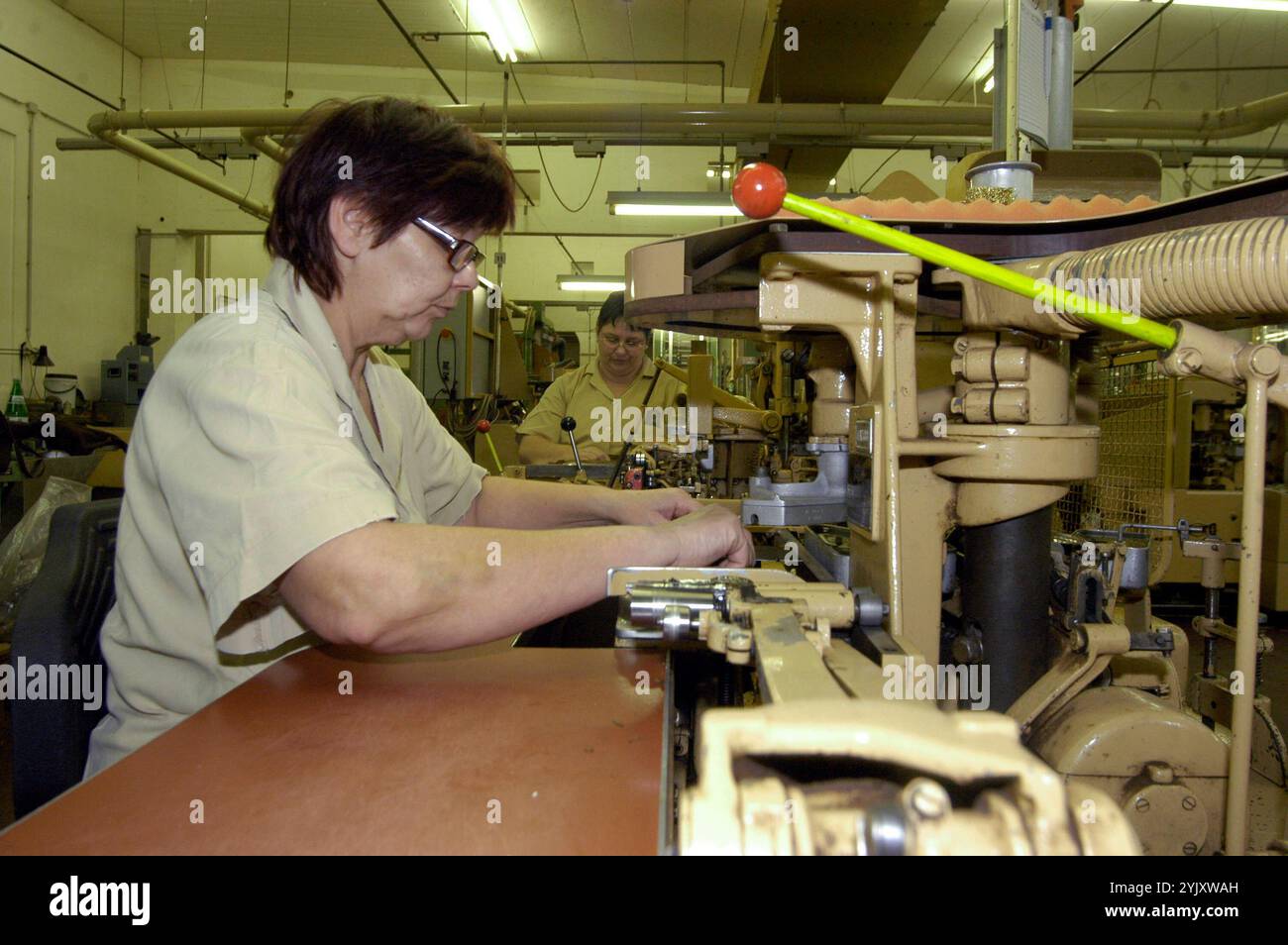 the production and processing of tobacco goods in a factory production ...
