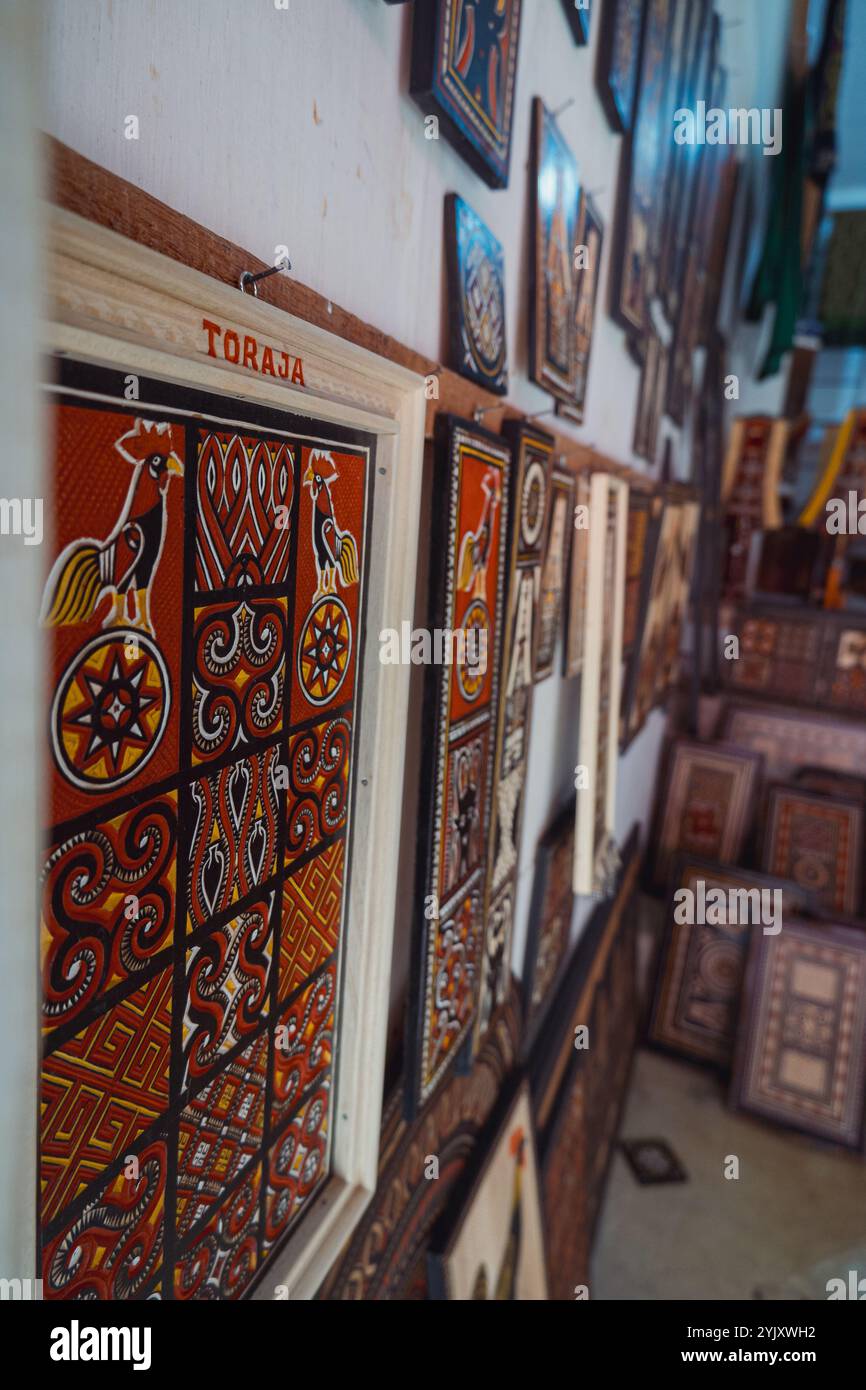 Typical Tana Toraja art carvings that have high cultural, historical ...