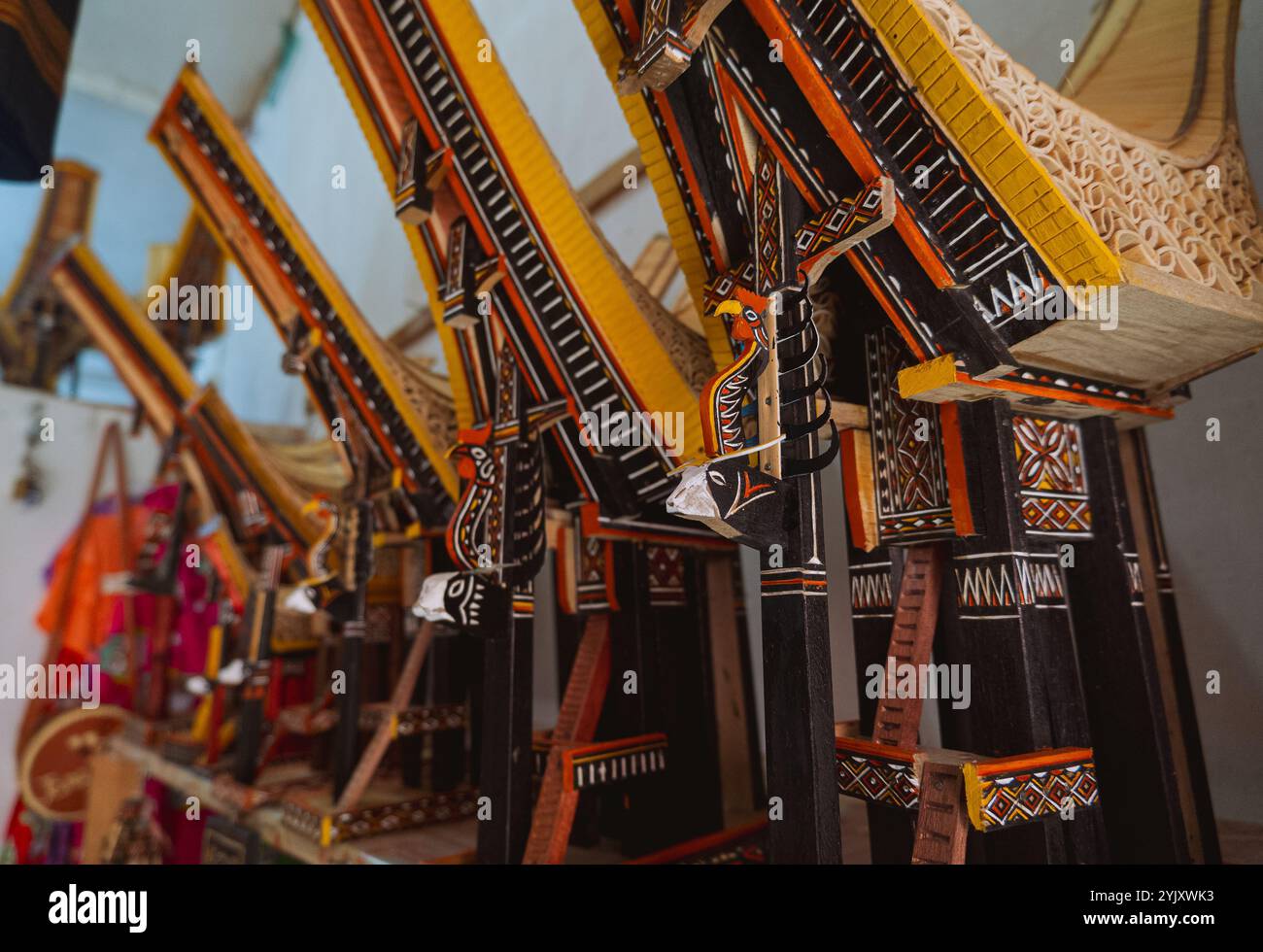 Typical Tana Toraja art carvings that have high cultural, historical ...