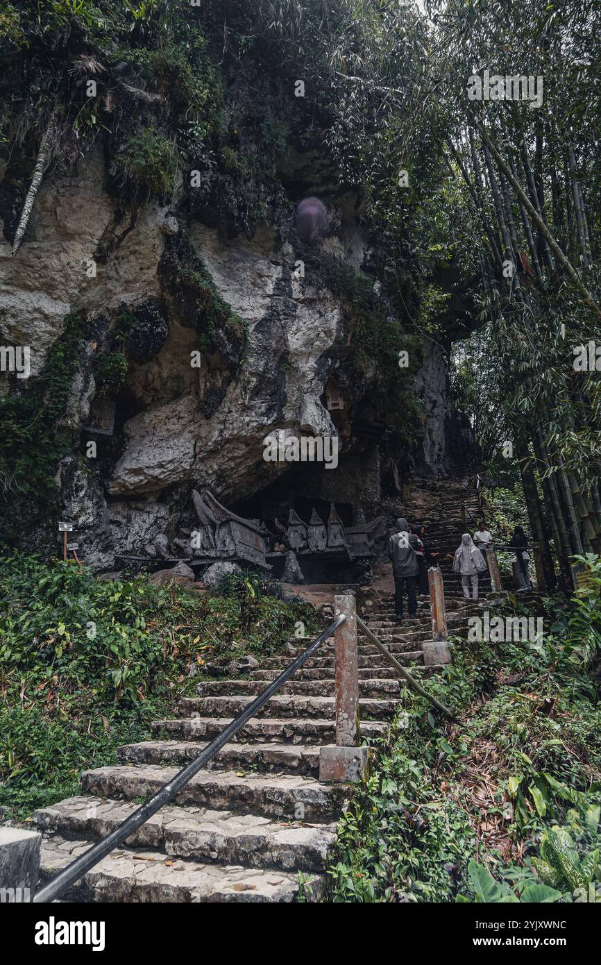 Buntu Kesu Grave tourist area which is more than 700 years old in Tana ...