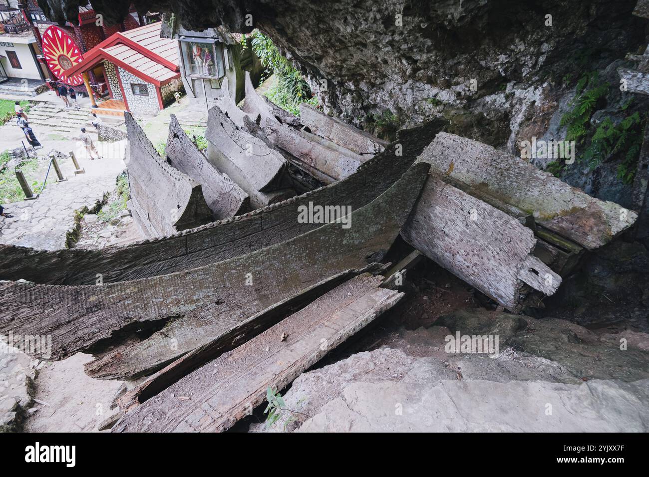 Buntu Kesu Grave tourist area which is more than 700 years old in Tana ...