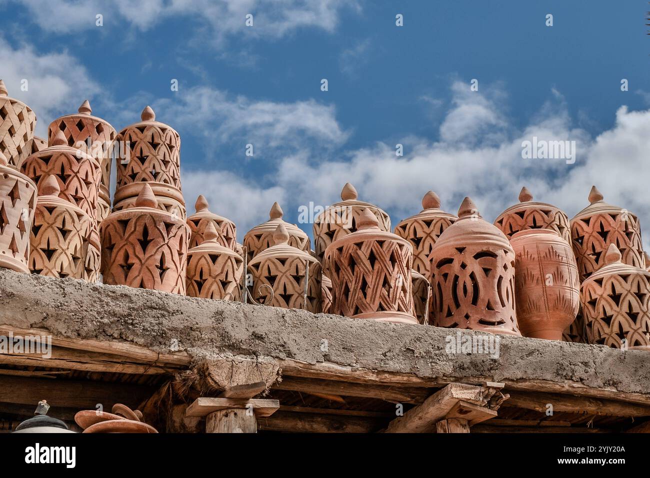 Pottery market in Agadir Morocco Agadir Beach Souss-Massa Marocco Stock ...