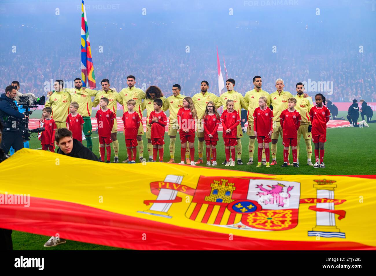 Det spanske hold - holdfoto. UK: starting line-up - team photo. 1 (ESP ...