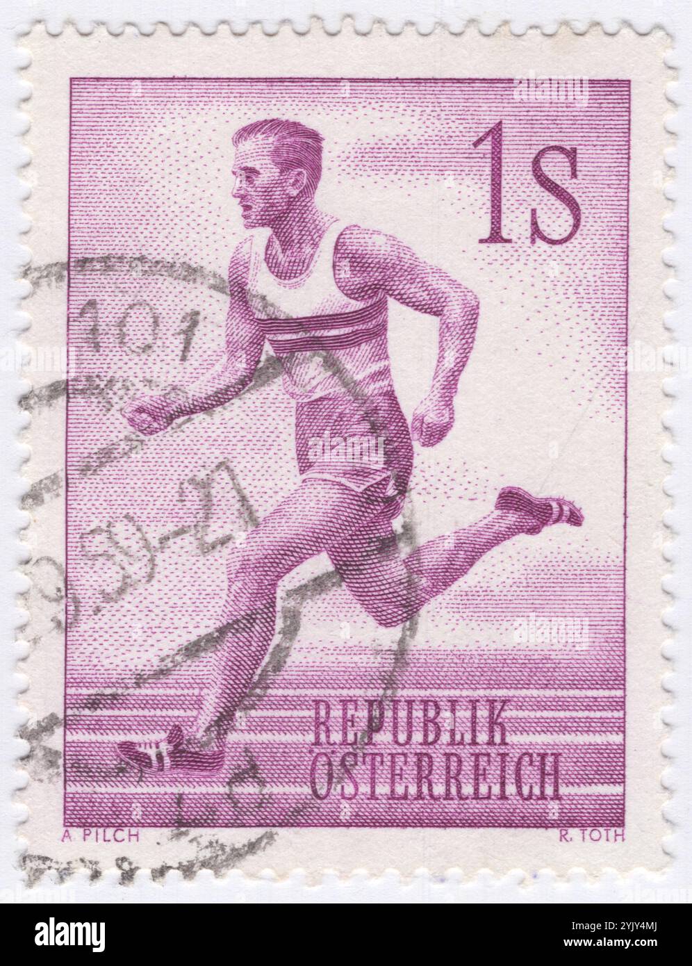 Sprinting stance hi-res stock photography and images - Alamy