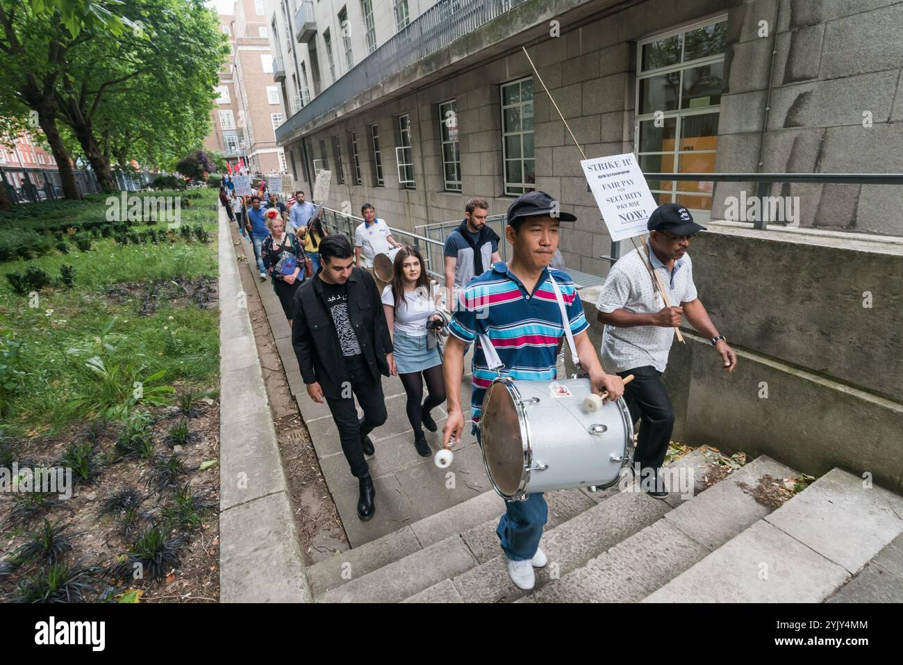 London, UK. 22nd June 2017. University of London Security Officers ...